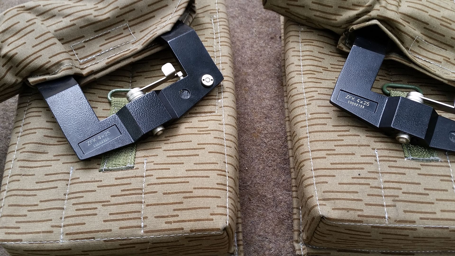 Zeiss ZFK 4x25 lens coating color variation? | AK Rifles