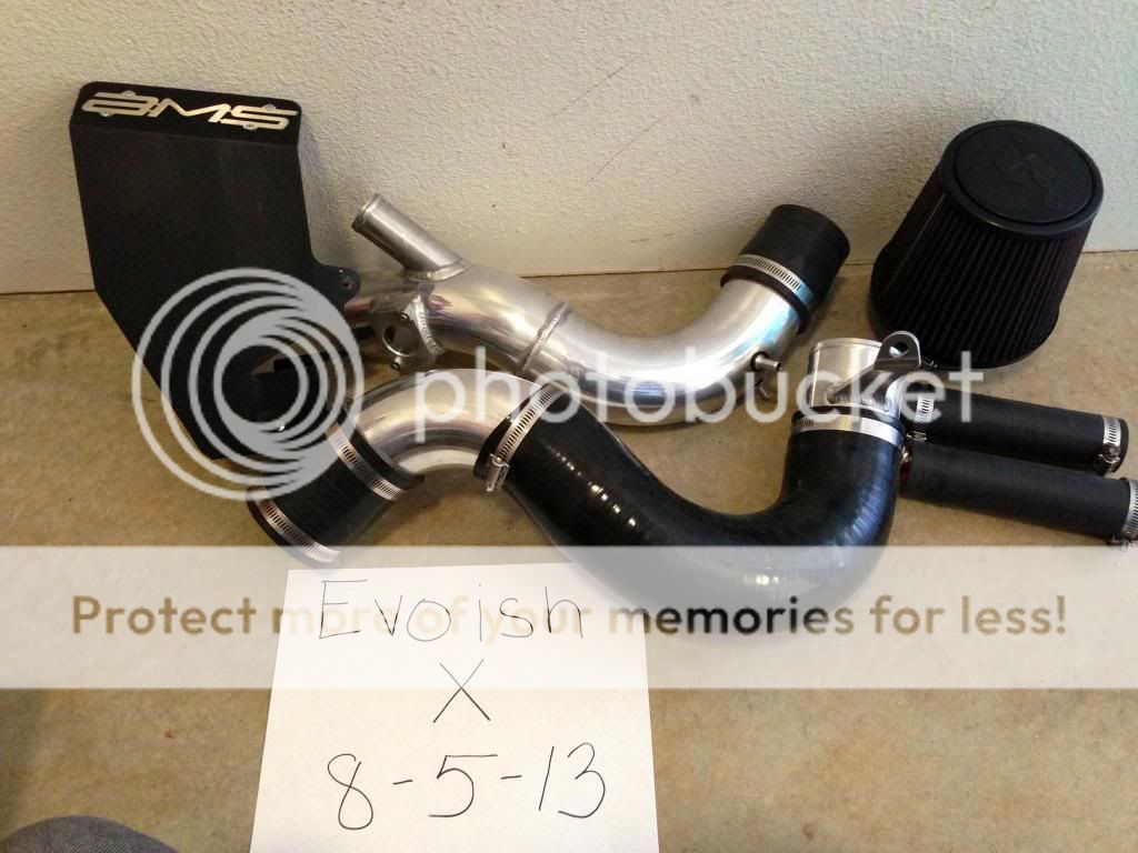 FS: Evo X AMS Polish Cold Air Intake System | Mitsubishi Lancer ...