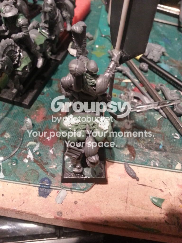 The Grudgebringer plog(DarkOmen themed army) steam tank pip 09/11/13