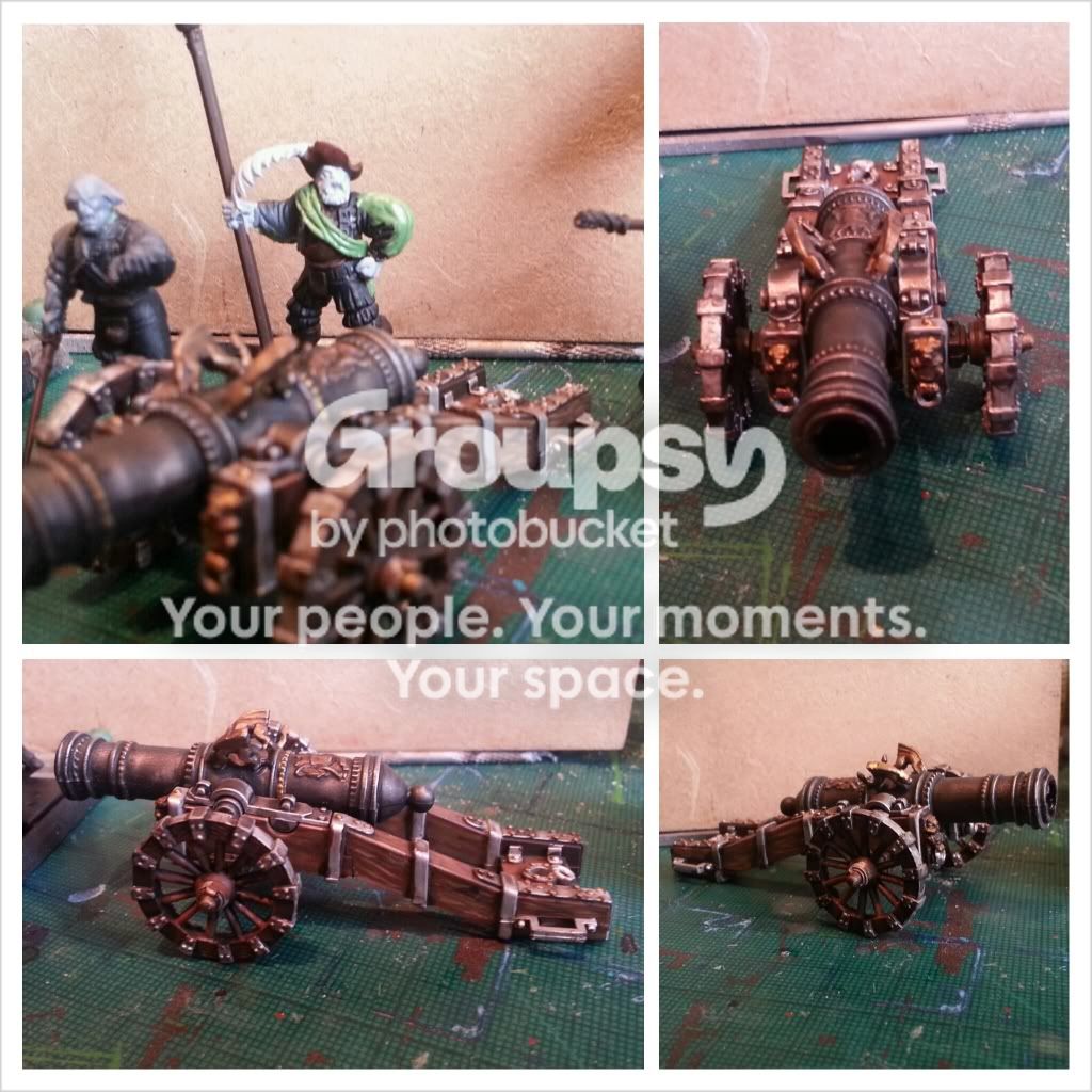 The Grudgebringer plog(DarkOmen themed army) steam tank pip 09/11/13